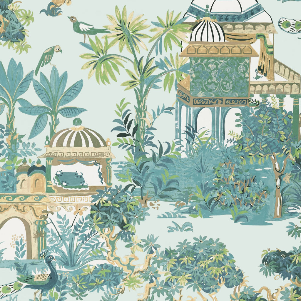 Double Roll Thibaut Mystic Garden Wallpaper – Chestnut Lane Antiques ...