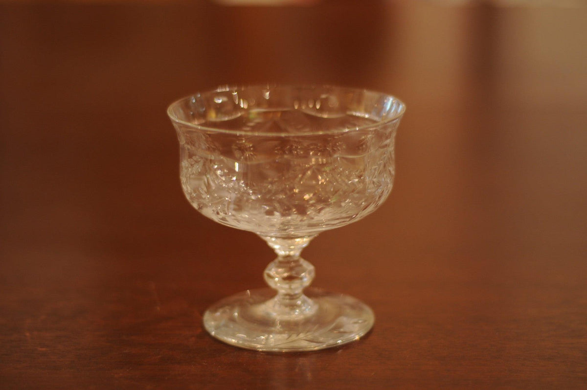 Vintage Rock Sharpe Pattern Low Sherbet Glass – Chestnut Lane Antiques ...